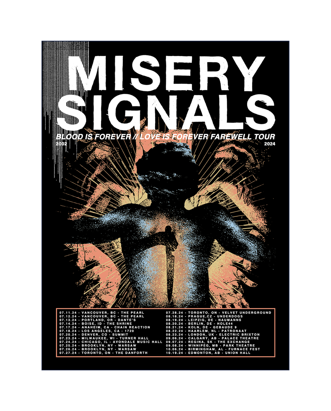 Final Tour Screenprinted Poster – Cut Loose Merch