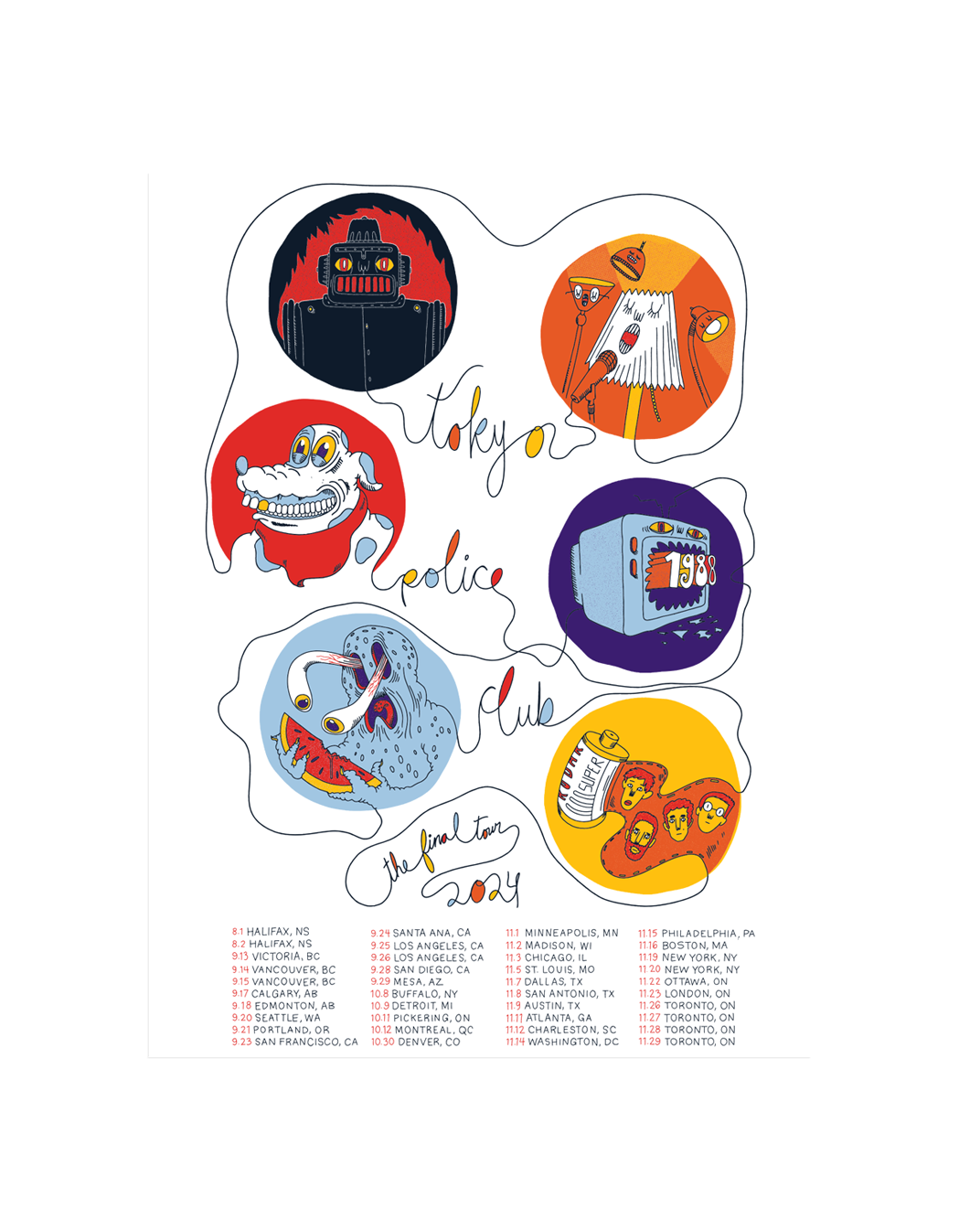 Final Tour Poster – Cut Loose Merch