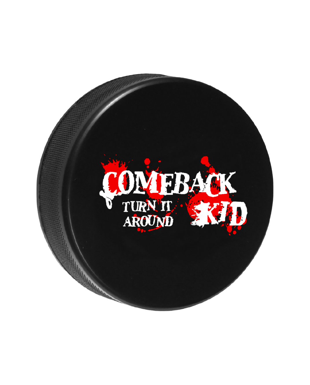 Turn It Around Hockey Puck – Cut Loose Merch